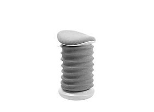 4014296308456 - Hocker SITNESS 4D ergonomisch aktives Sitzen gepolsterter Sattelsitz höhenverstellbar um 360° drehbar Tragegriff papyrusweiß grau 4014296308456 - Hocker SITNESS 4D ergonomisch aktives Sitzen gepolsterter Sattelsitz höhenverstellbar um 360° drehbar Tragegriff papyrusweiß grau