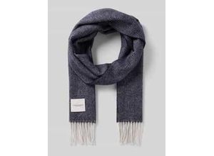 8716172399508 - Schal aus reiner Wolle mit Label-Detail