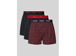 4063547918524 - Regular Fit Boxershorts aus reiner Baumwolle im 3er-Pack