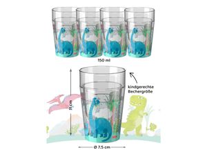 4010168288604 - Unisex Becher Glitzerbecher 4er Pack