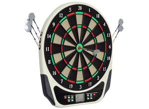 4250871202157 - Elektronische Dartboard für bis zu 16 Spielern schwarz weiß rot grün 44 x 32 x 50 cm (BxTxH) Dartscheibe Dartboard Dartpfeile Spiel Board