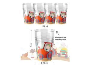 4010168288628 - Unisex Becher Glitzerbecher 4er Pack