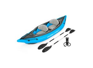 6941607313206 - Bestway - Aufblasbares Kajak - Hydro-Force Cove Champion X2 - 2 Personen - Inklusive Paddel Stühle Handpumpe und Flossen