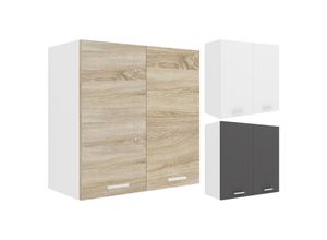 4051814423062 - Küchenschrank hängend Maße ca H 60 x B 60 x T 31 cm Hängeschrank mit zwei Fächern Küchenmöbel – Esilo 4051814423062 - Küchenschrank hängend Maße ca H 60 x B 60 x T 31 cm Hängeschrank mit zwei Fächern Küchenmöbel – Esilo