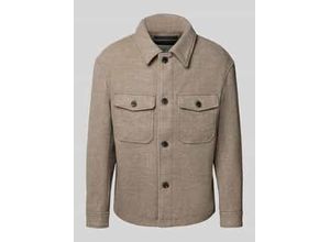 5715726852875 - Regular Fit Wolljacke mit Umlegekragen Modell MITCH 5715726852875 - Regular Fit Wolljacke mit Umlegekragen Modell MITCH