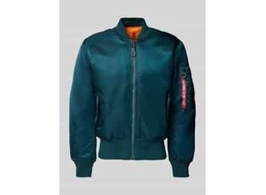 4260050281927 - Bomberjacke mit Stehkragen und Pattentaschen