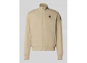 8057629812851 - Sweatjacke mit Stehkragen und Label-Stitching Modell CITY