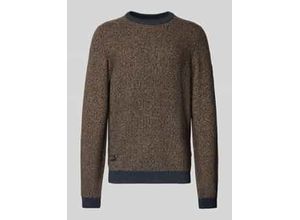 4063366157906 - Strickpullover mit Rundhalsausschnitt und Label-Details 4063366157906 - Strickpullover mit Rundhalsausschnitt und Label-Details