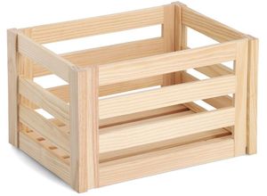4003368133621 - Aufbewahrungsbox ZELLER PRESENT Leisten Kiefer natur B30cm H24cm T40cm Massivholz Aufbewahrungsboxen natürliches Holz vielseitig Stecksystem 4003368133621 - Aufbewahrungsbox ZELLER PRESENT Leisten Kiefer natur B30cm H24cm T40cm Massivholz Aufbewahrungsboxen natürliches Holz vielseitig Stecksystem