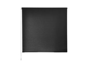 4251041630510 - Floordirekt - Verdunklungsrollo mit Thermobeschichtung Mini Blackout Thermo 80 x 230 cm Schwarz - Schwarz