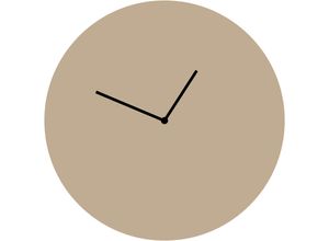 4049009857204 - Wanduhr Sanja beige T15cm LEGER HOME BY LENA GERCKE Wanduhren Acrylglas rund geräuschlos minimalistisch