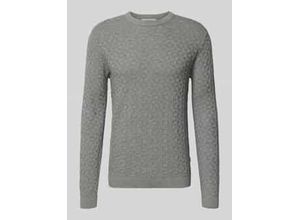 5715427279308 - Regular Fit Strickpullover mit Strukturmuster Modell KALLE 5715427279308 - Regular Fit Strickpullover mit Strukturmuster Modell KALLE