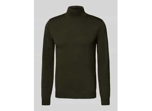 5715572576147 - Rollkragenpullover mit Label-Detail