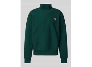 4068584217050 - Sweatshirt mit Stehkragen und Reißverschluss