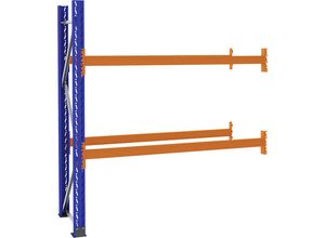 4061753297990 - eurokraft pro Palettenregal aus Stahl Anbauregal HxBxT 2100 x 1925 x 750 mm 2 Fächer Feldlast 5400 kg