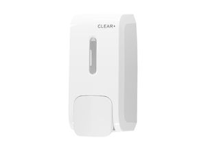 4049657037980 - Schaumseifenspender Clear+ weiß für 500 ml kaiserkraft