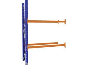 4061753298027 - eurokraft pro Palettenregal aus Stahl Anbauregal HxBxT 2730 x 1925 x 750 mm 2 Fächer Feldlast 5300 kg