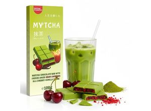 4262451983301 - Mytcha Sour Cherry Matcha Schokolade 100 g - Inhalt 2 Flaschen