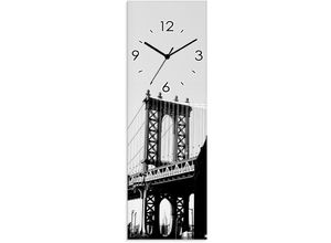 4062144286579 - Wanduhr ARTLAND Dumbo Manhattan Bridge New York Wanduhren Gr B H T 20 cm x 60 cm x 18 cm Quarzuhr schwarz Wanduhren wahlweise mit Quarz- oder Funhuhrwerk lautlos ohne Tickgeräusche 4062144286579 - Wanduhr ARTLAND Dumbo Manhattan Bridge New York Wanduhren Gr B H T 20 cm x 60 cm x 18 cm Quarzuhr schwarz Wanduhren wahlweise mit Quarz- oder Funhuhrwerk lautlos ohne Tickgeräusche