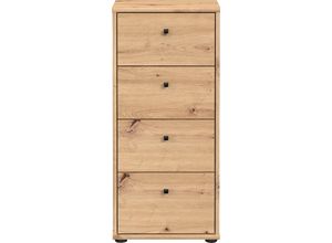 5904767826550 - Kommode Tempra braun (artisan eiche) B386cm H855cm T348cm Dekorfolie FSC-zertifizierter Holzwerkstoff Sideboards Breite 386 cm