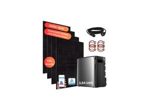 4262414423240 - MyVoltaics Balkonkraftwerk 2000+ W mit Speicher STREAM Ultra X 384 kWh bidirektional gratis SmartMeter für Nulleinspeisung