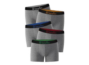 9010497263988 - 5er Pack Boxershorts   grau-melé   Größe XXL
