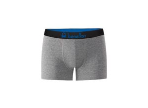 9010497264077 - 10er Pack Boxershorts   grau-melé   Größe XL