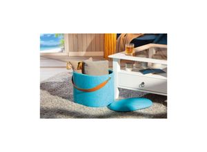 4010340966306 - Hocker Dilia mit Stauraum und Griff in Ocean Blue