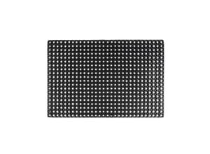4251041611427 - Floordirekt - Gummimatte Ringgummimatte Octo Door 23 mm 100 x 200 cm - Schwarz