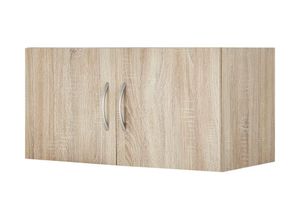 4038061008730 - Aufsatzschrank WIMEX Multiraumkonzept braun (eiche sägerau nachbildung) B80cm H40cm T40cm Holzwerkstoff Spanplatte Schränke Schranksystem