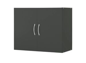 4065981003767 - Hängeschrank WIMEX Multiraumkonzept grau (grafit) B80cm H64cm T40cm Spanplatte Schränke Schranksystem