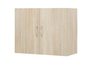 4038061008747 - Hängeschrank WIMEX Multiraumkonzept braun (eiche sägerau nachbildung) B80cm H64cm T40cm Holzwerkstoff Spanplatte Schränke Schranksystem