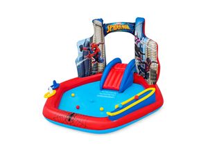 6941607331750 - Aufblasbarer Spielplatz Pool Spiderman 211x206x127 cm +2 Jahre Garten 98793