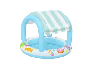 6941607352229 - Aufblasbares Kinderbecken Eiskremstand-Ring 104x84 cm +2 Jahre Garten 52638