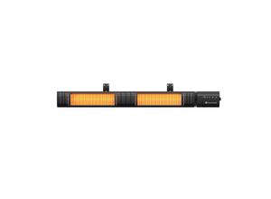 4060656533068 - Gold Bar Slim 3000W Heizstrahler 9 Stufen WiFi-Funktion Touch Fernbedienung IP 65 Schwarz 3000 W