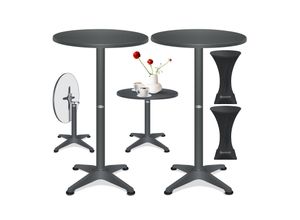 4255598336130 - KESSER® 2in1 Stehtisch klappbar Bistrotisch Aluminium Edelstahlplatte höhenverstellbar 70cm   115cm Partytisch Tisch In- & Outdoor Hochzeit Empfangstisch Klapptisch inklusive Regencover 4255598336130 - KESSER® 2in1 Stehtisch klappbar Bistrotisch Aluminium Edelstahlplatte höhenverstellbar 70cm   115cm Partytisch Tisch In- & Outdoor Hochzeit Empfangstisch Klapptisch inklusive Regencover