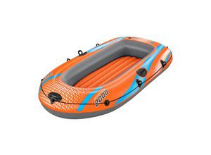 6941607332429 - 3x Bestway Schlauchboot Kondor Elite 2000 Sport Angeln Rudern Paddeln Motor Set