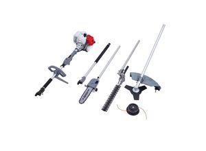 4010951733199 - Multitool Rasentrimmer 4in1 mit Hochentaster und Heckenschere IKRA IBKH 33 - Multifunktions-Gartengerät