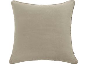 4068223113521 - Dekokissen Samt Ladina 2 beige (sand beige) B50 H50 L50 Obermaterial 100% Polyester LEGER HOME BY LENA GERCKE Dekokissen_Sitzkissen_Kissenhüllen kuschelig ohne Füllung