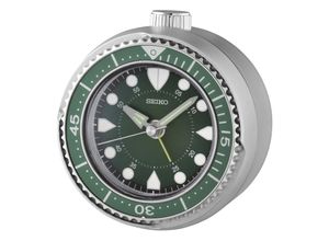 4517288701896 - Quarzwecker SEIKO silber (silberfarben) Wecker Reisewecker Schlafzimmer durchlaufende Sekunde Leuchtzeiger