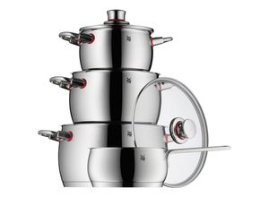 4000530659675 - Kochtopfset Quality One  Metall  4-teilig  16 cm20 cm16 cm  1x1 cm  Kochen Töpfe Topfsets