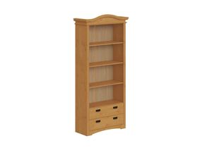 4069745136234 - Regal HOME AFFAIRE Konrad Standregal Bücherregal Stauraum natur B94cm H208cm T39cm Massivholz Regale aus massiver Kiefer Breite 94 cm Höhe 208 cm mit Schubladen FSC