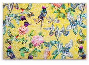 4059432205312 - Leinwandbild AS CRÉATION exotic mosaic Bilder Gr B H 90cm x 60cm Leinwandbild-Keilrahmenbild-Kunstdruck Kunst-Vögel-Kinder Querformat bunt (gelb grün blau) Mosaik Keilrahmen Floral Blumen Vögel Leinwand-Bild Wohnzimmer modern 4059432205312 - Leinwandbild AS CRÉATION exotic mosaic Bilder Gr B H 90cm x 60cm Leinwandbild-Keilrahmenbild-Kunstdruck Kunst-Vögel-Kinder Querformat bunt (gelb grün blau) Mosaik Keilrahmen Floral Blumen Vögel Leinwand-Bild Wohnzimmer modern