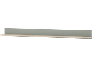4069745232806 - Wandregal INOSIGN City Giron modernes Wandboard Wandhalter mit Ablagefläche grün aloe B170cm H15cm T17cm FSC-zertifizierter Holzwerkstoff Regale vielseitig einsetzbares Hängeregal
