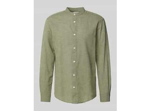5715416252930 - Slim Fit Leinenhemd aus Leinen-Mix mit Kaschmir-Anteil Modell CAIDEN
