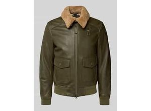8057629064694 - Lederjacke mit Pattentaschen Modell CHEITON