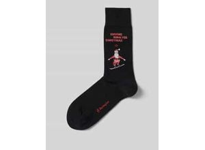 4049508417008 - Socken mit Motiv Modell Snowboarding Santa