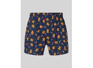 4062448776608 - Boxershorts im Allover-Look mit elastischem Bund