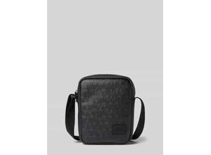 4063546936758 - Umhängetasche mit Allover-Label-Muster Modell ETHON20HI