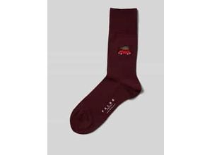 4067112838781 - Socken aus Schurwoll-Mix mit Motiv-Stitching